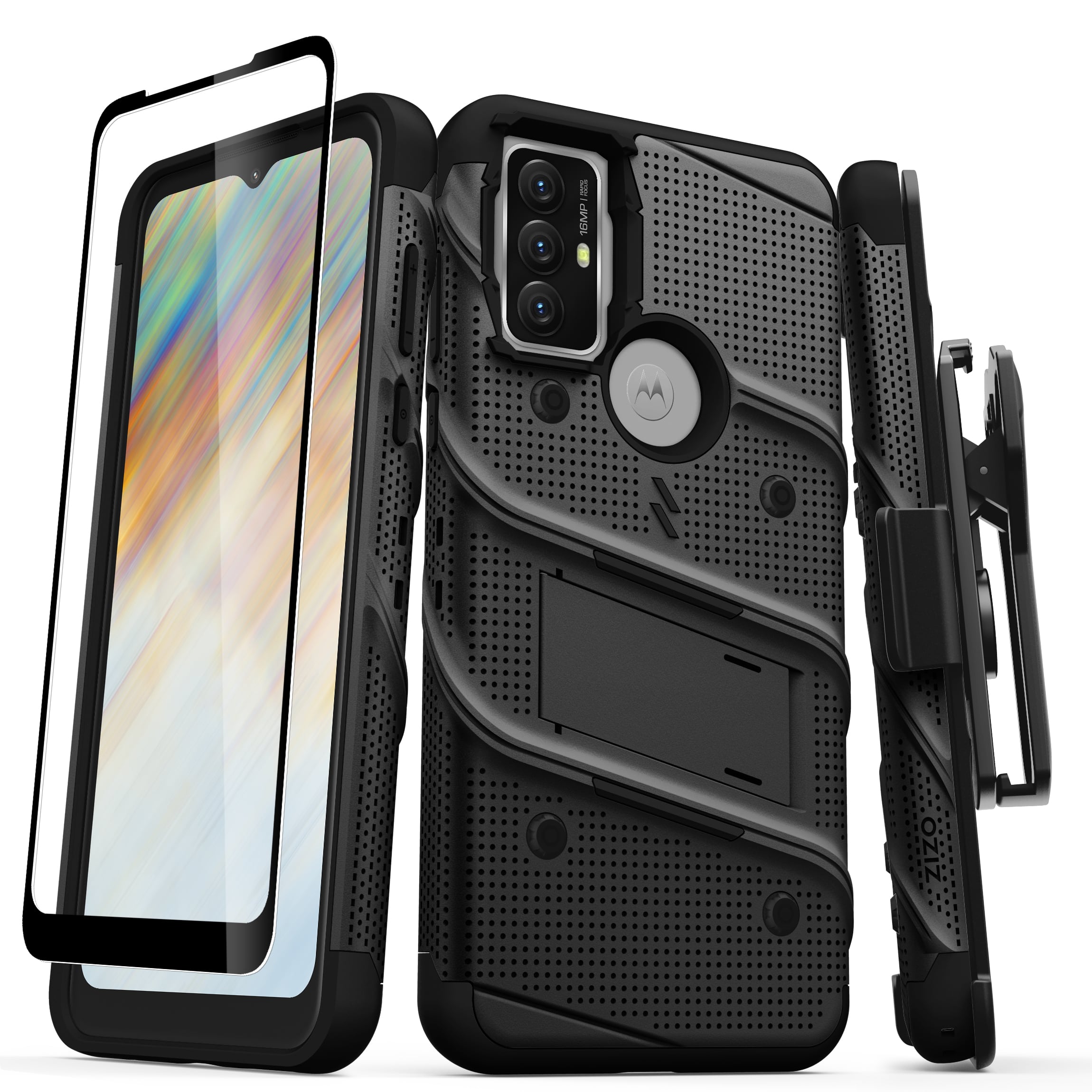 moto g play (2023) Case | ZIZO BOLT Bundle